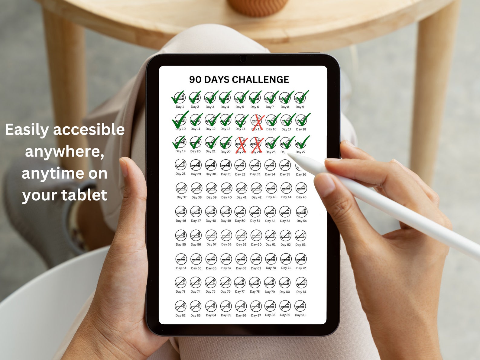 Proven QUIT SMOKING PRINTABLE Visual Challenge Nicostop - Etsy