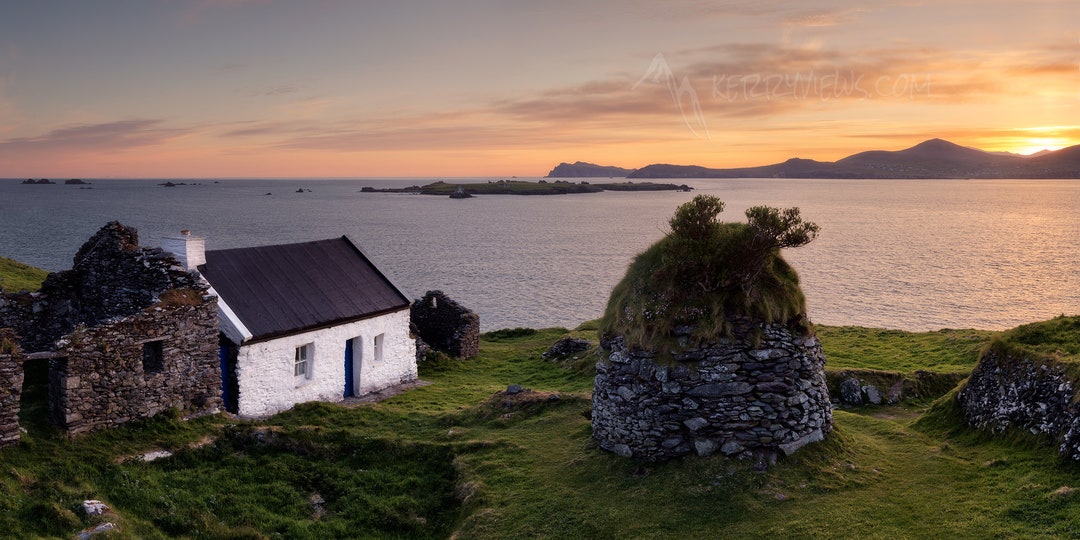 Great Blasket Island - Panorama / Dingle / Ireland / an Blascaod Mór ...