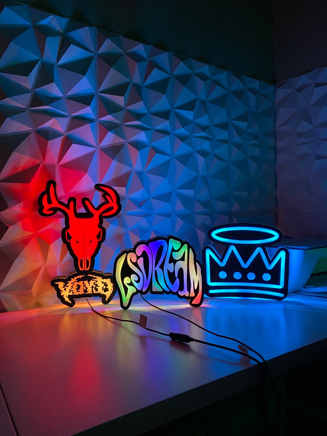 Custom Designed LED Wall Lamp - Etsy