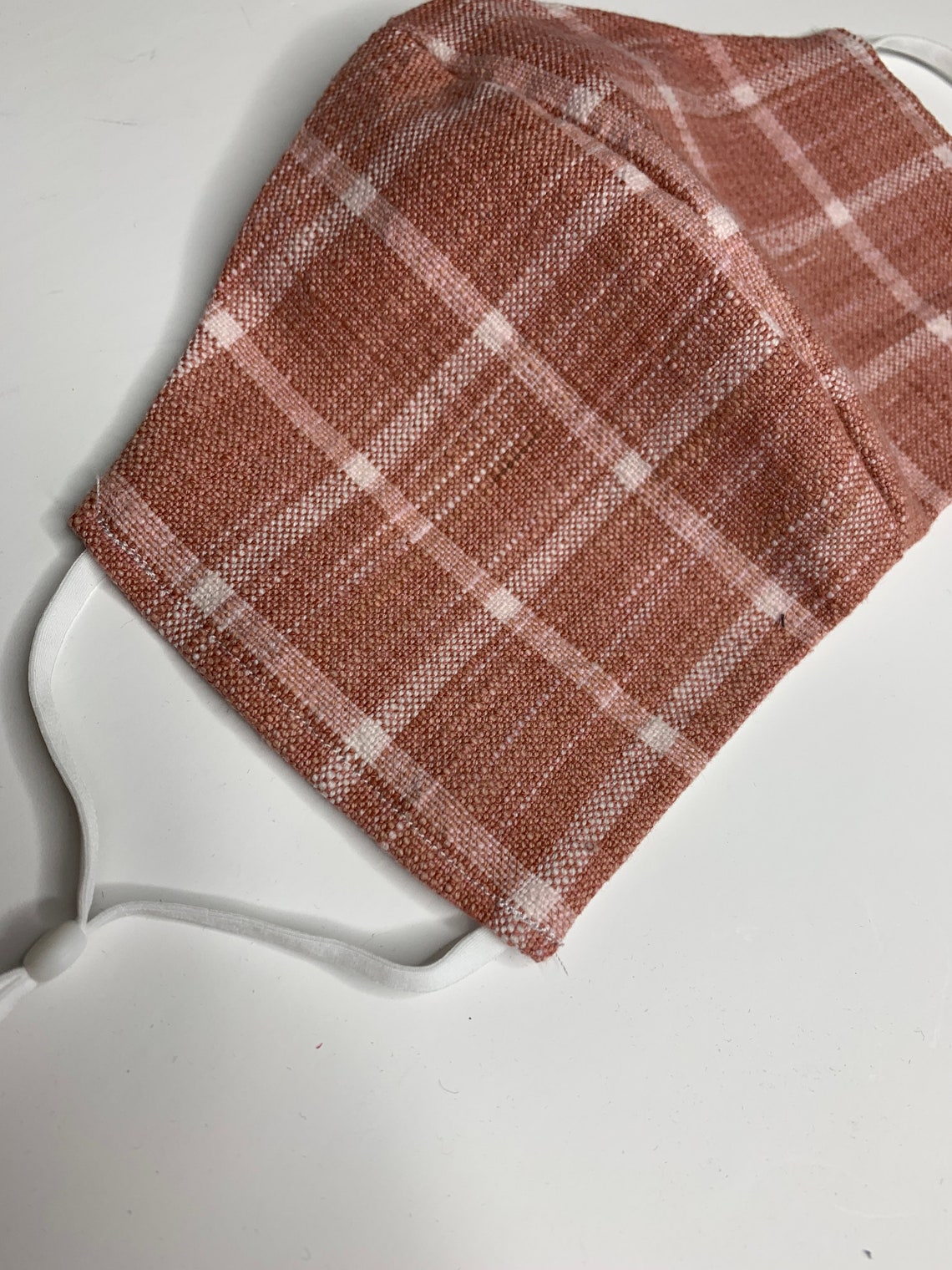 100% Organic Cotton Woven Dobby Double Layer Face Mask - Etsy