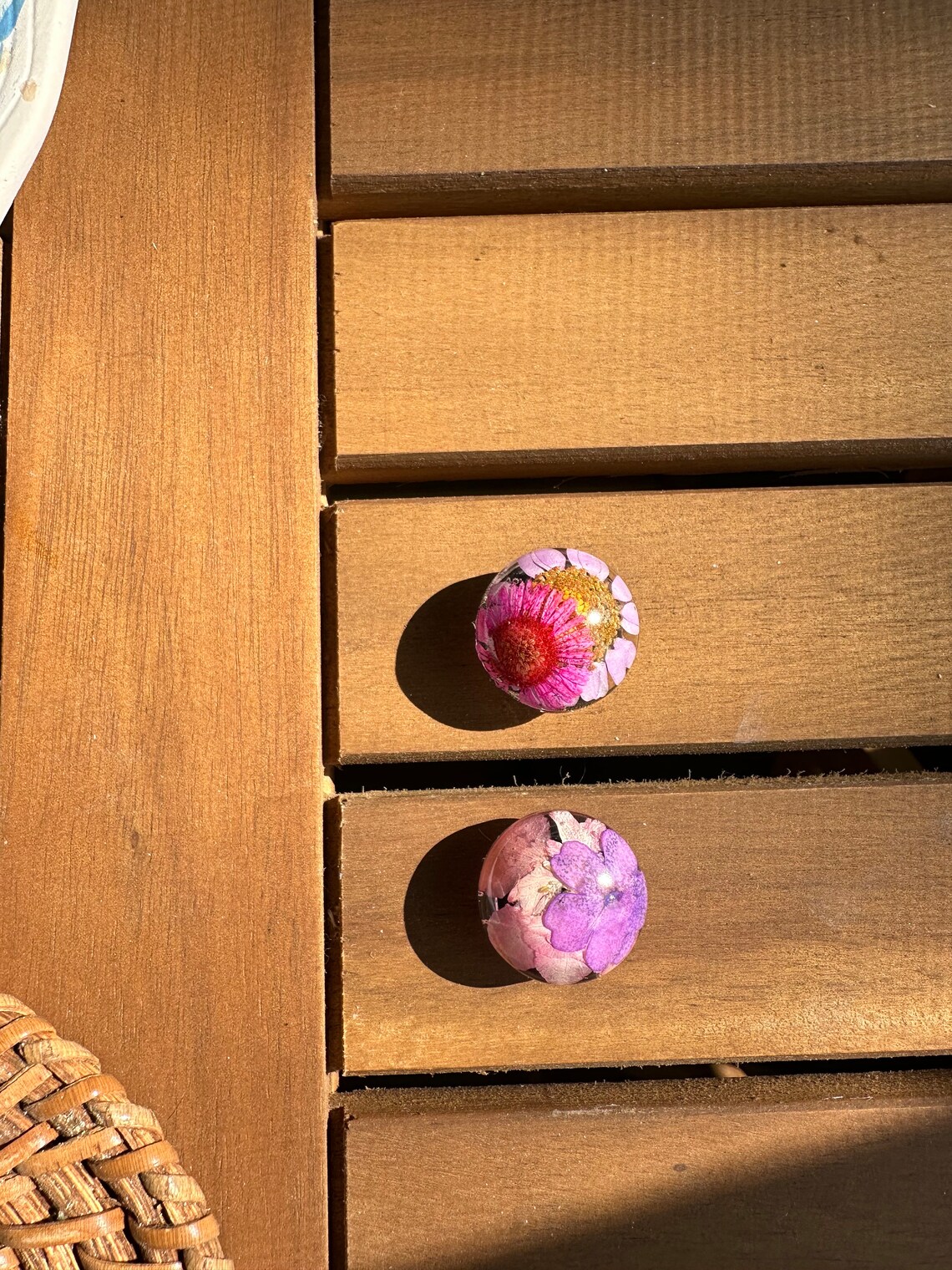 Wildflower Resin Magnets (set of 6) - Etsy