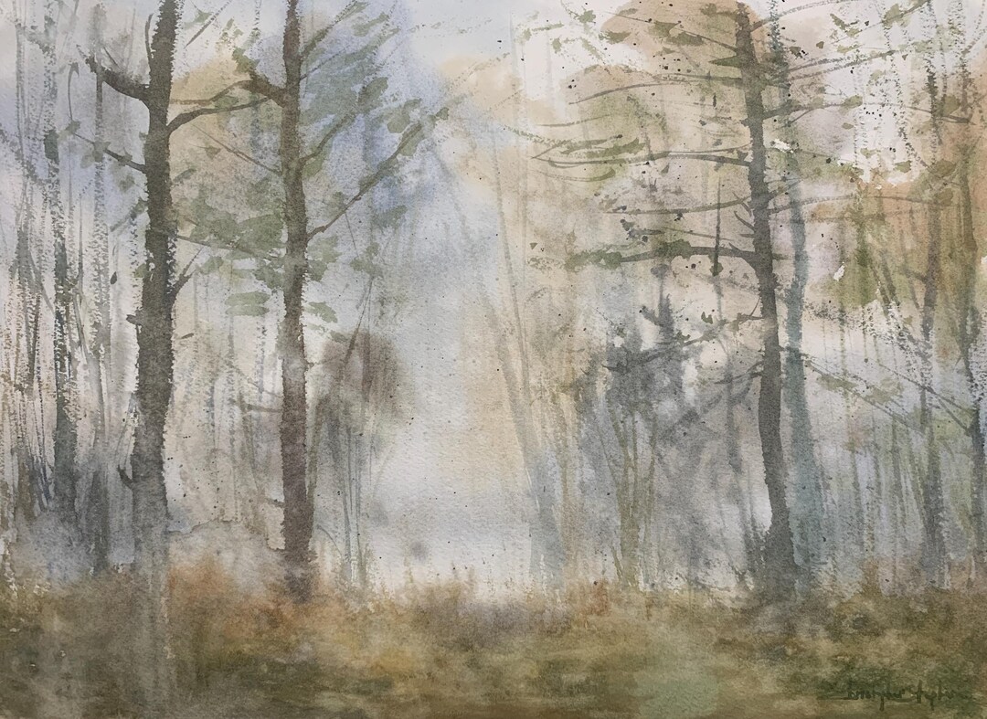 Original Watercolour Painting by Christopher Stephen Art - Etsy