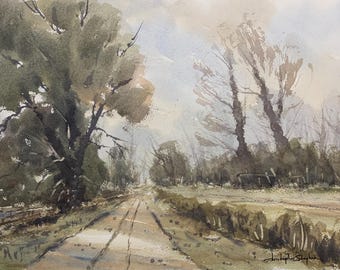 Original Watercolour Painting by Christopher Stephen Art - Etsy