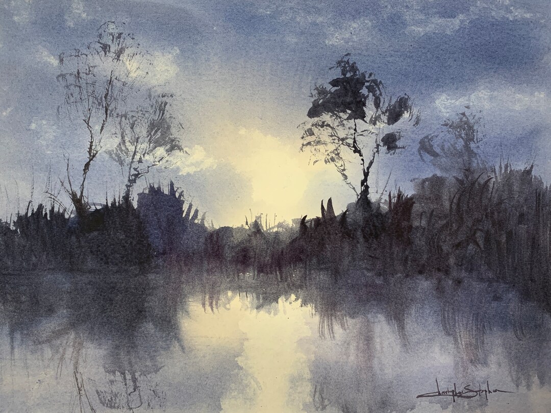 Original Watercolour Painting by Christopher Stephen Art - Etsy
