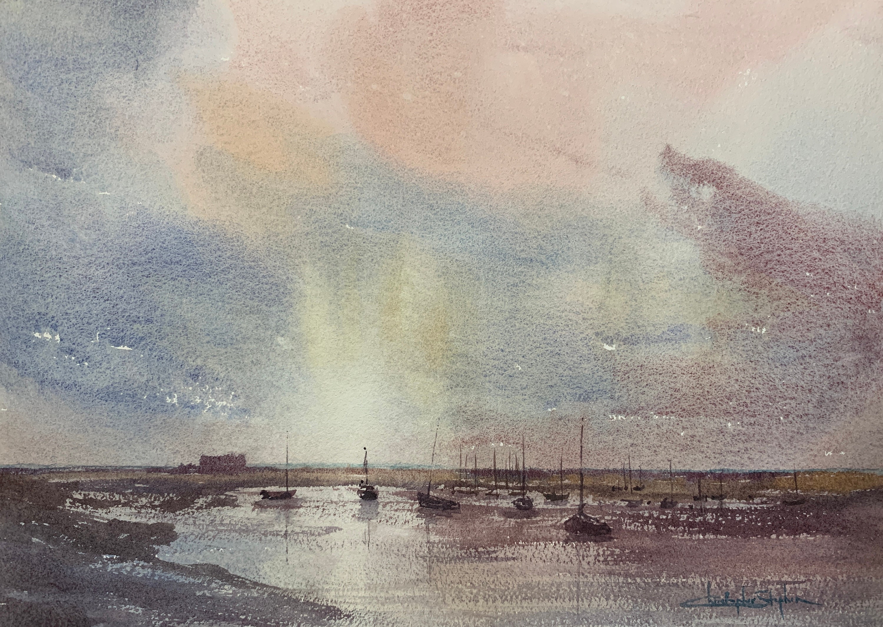 Original Watercolour Painting by Christopher Stephen Art - Etsy