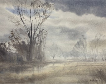 Original Watercolour Painting by Christopher Stephen Art - Etsy