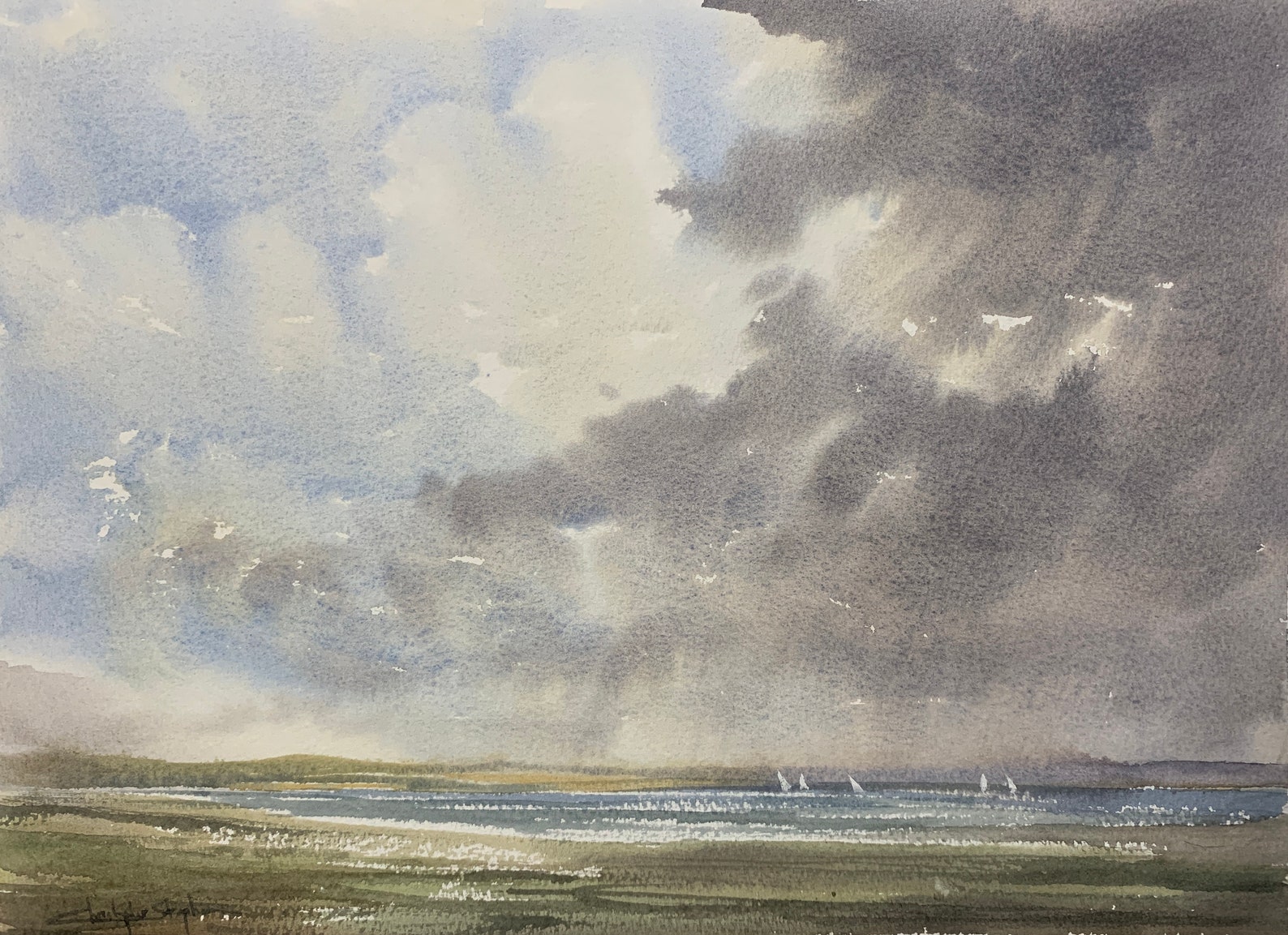 Original Watercolour Painting by Christopher Stephen Art - Etsy