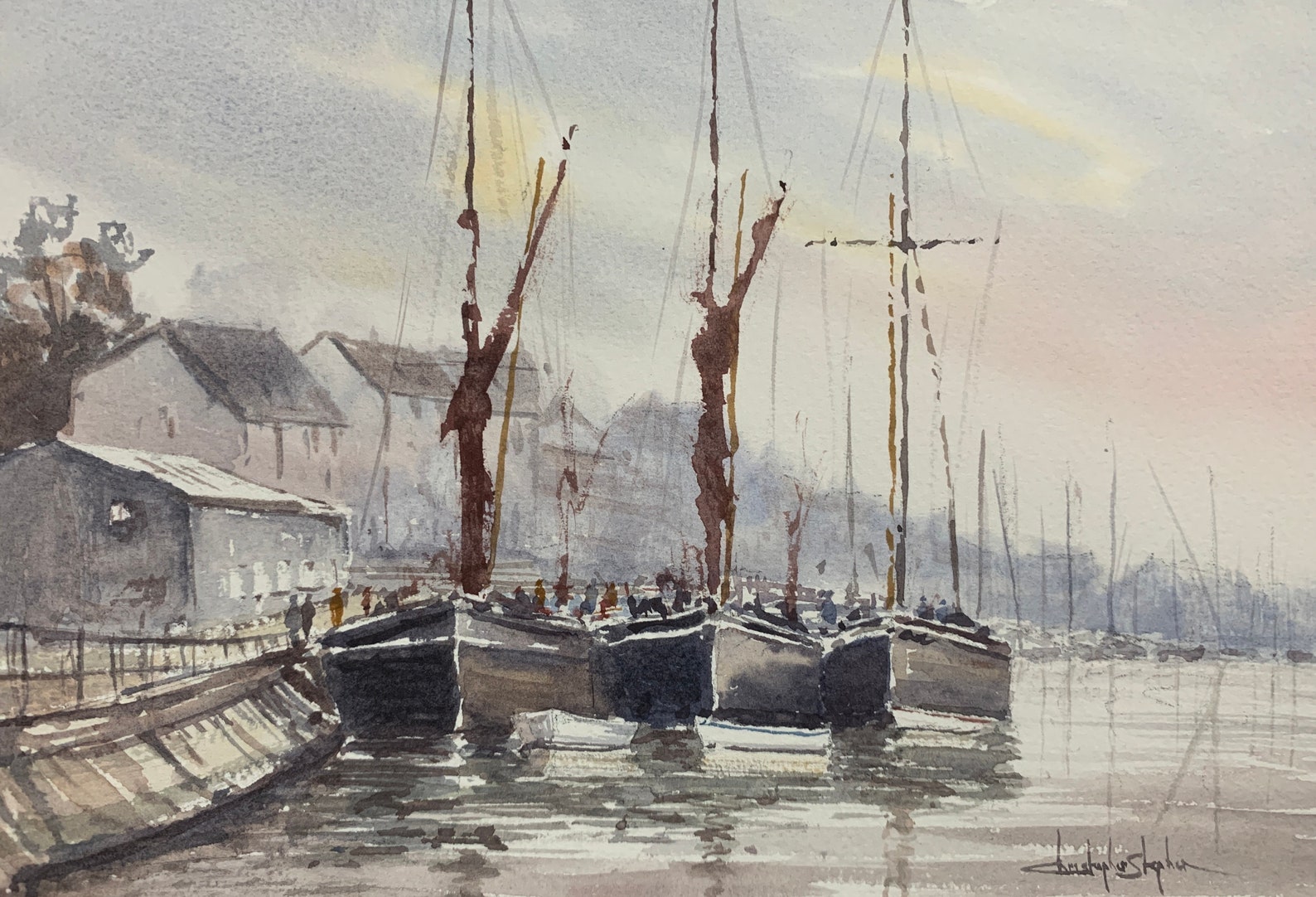 Original Watercolour Painting by Christopher Stephen Art - Etsy