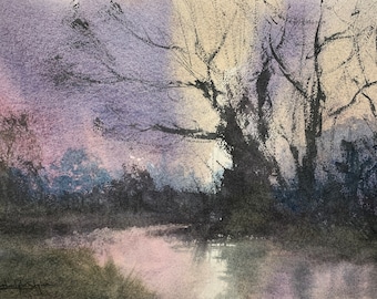 Original Watercolour Painting by Christopher Stephen Art - Etsy