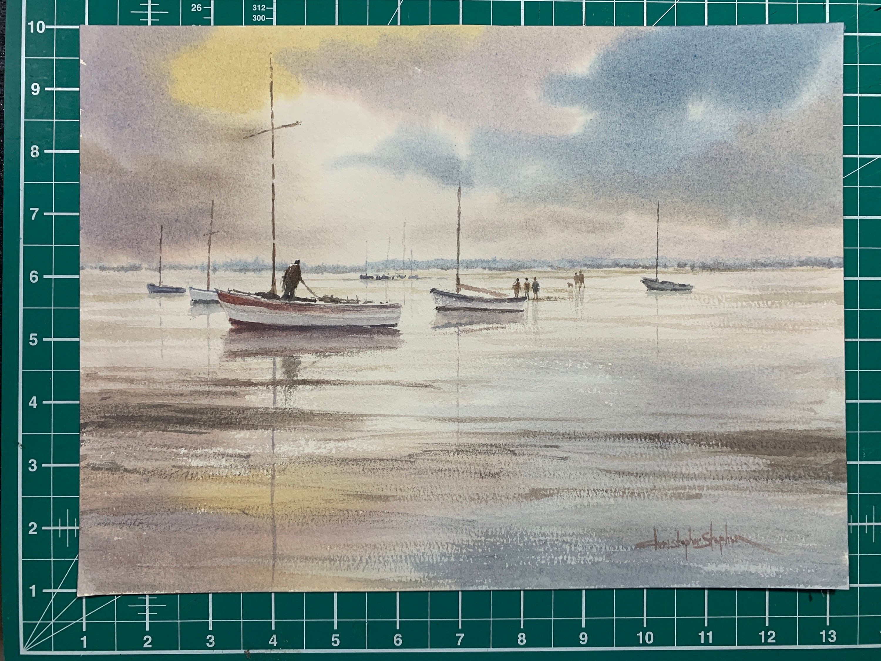 Original Watercolour Painting by Christopher Stephen Art - Etsy