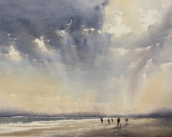 Original Watercolour Painting by Christopher Stephen Art - Etsy