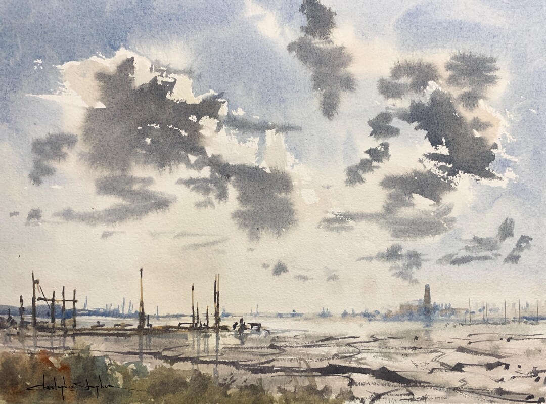 Original Watercolour Painting by Christopher Stephen Art - Etsy