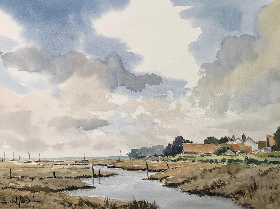 Original Watercolour Painting by Christopher Stephen - Etsy