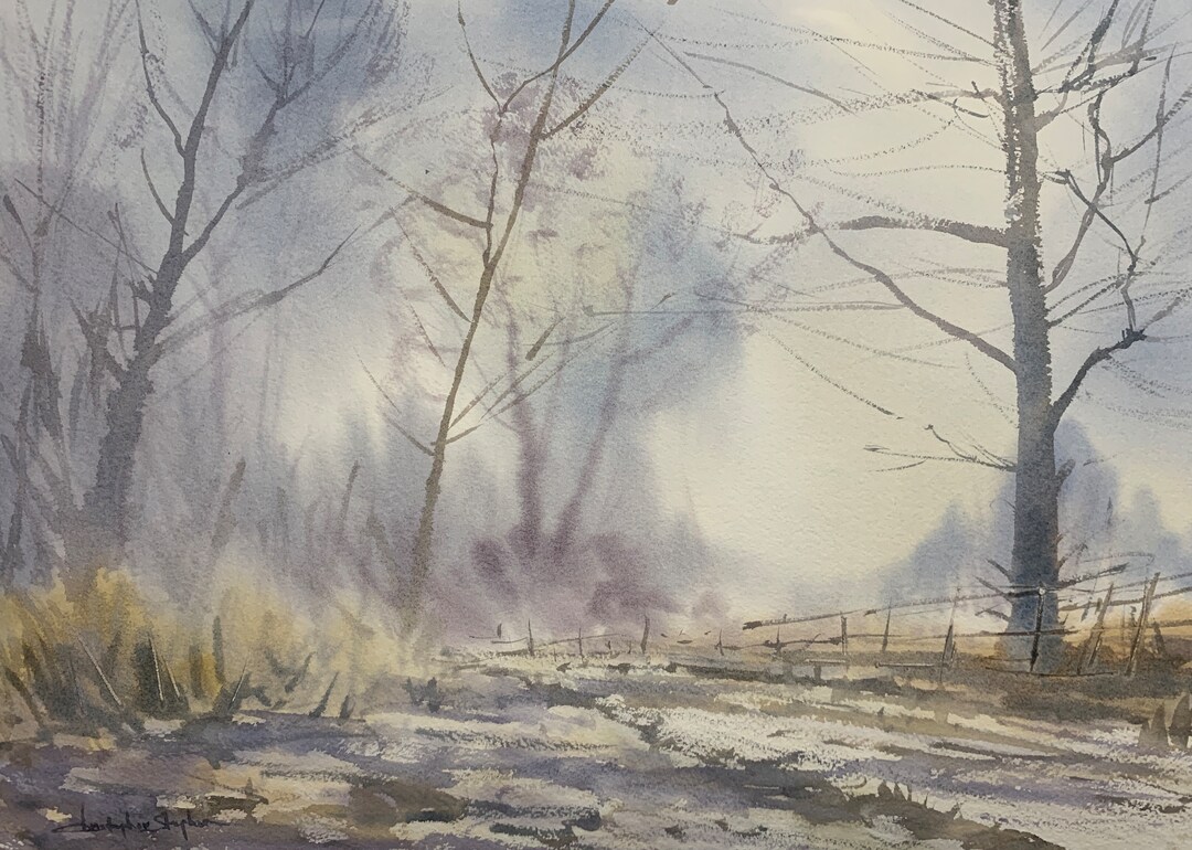 Original Watercolour Painting and Pre-cut Mount. by Christopher Stephen ...