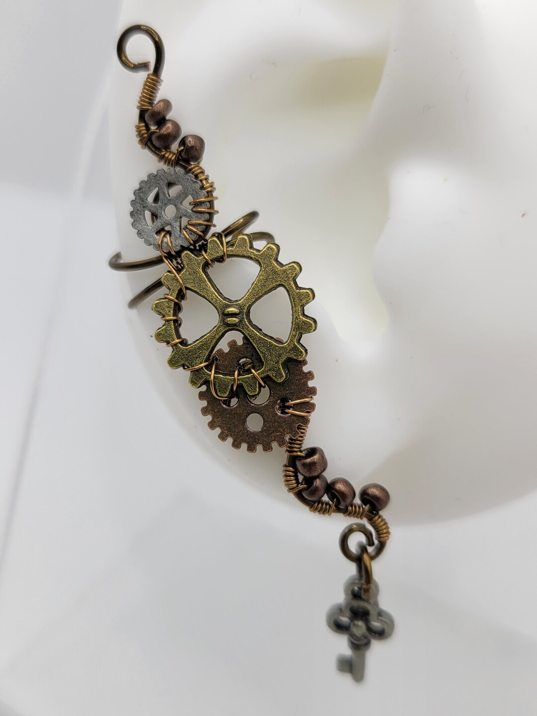 Steampunk Ear Cuff, Non Pierced Ear Wrap - Etsy