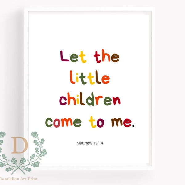 Let the Children Come to Me Art - Etsy