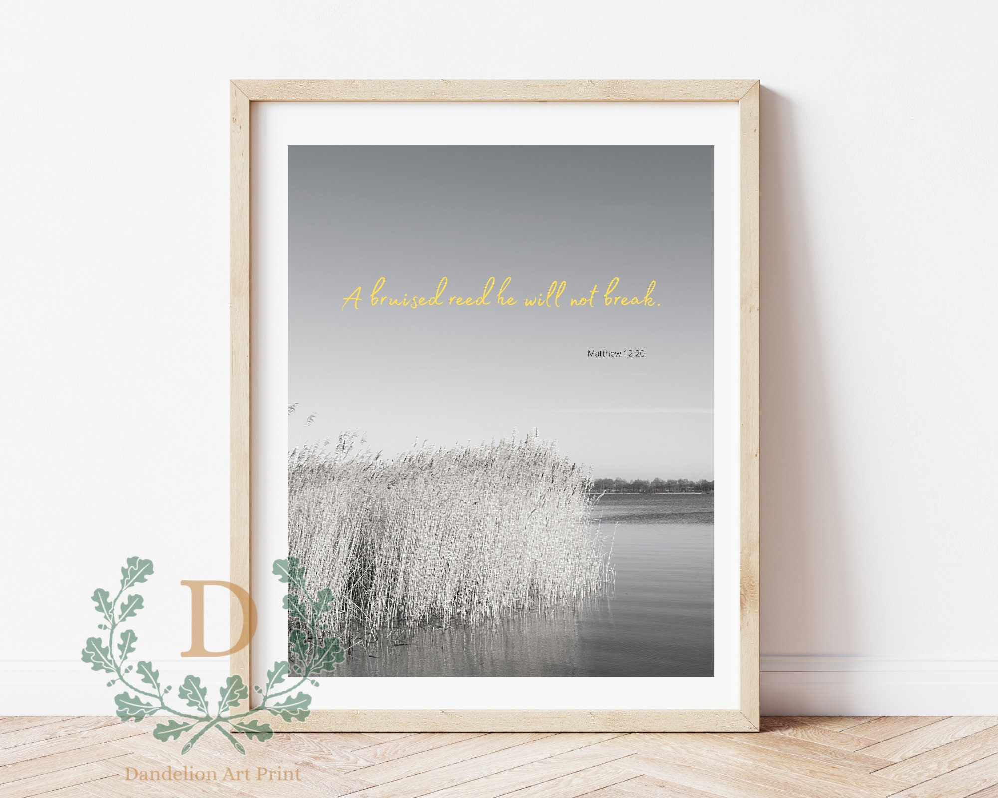 A Bruised Reed He Will Not Break matthew 12:20 Bible Verse - Etsy Hong Kong