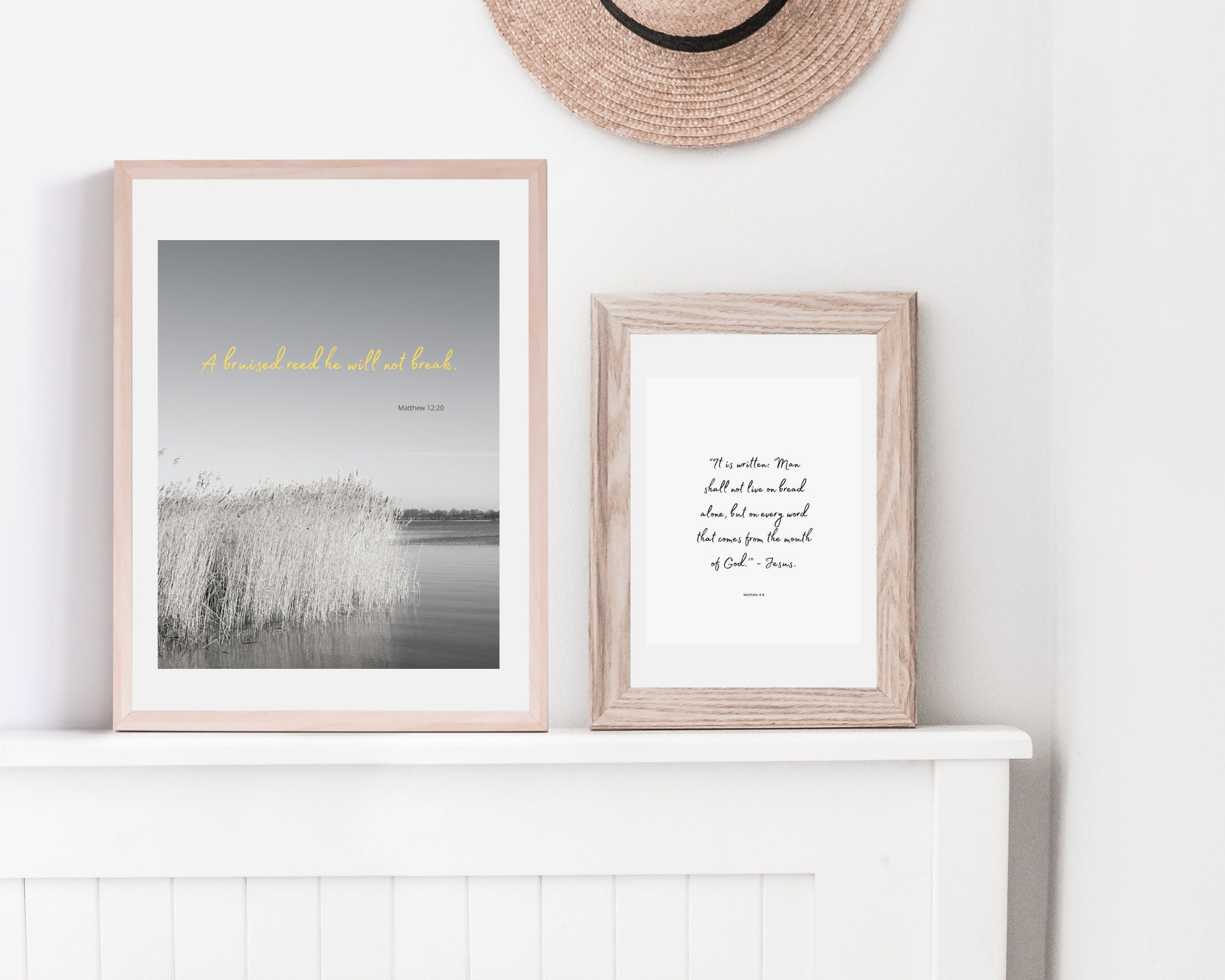 A Bruised Reed He Will Not Break matthew 12:20 Bible Verse - Etsy