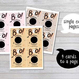 Halloween Play-doh Card - BOO! Halloween Gift Tag - Corjl Template ...