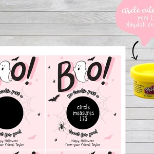 Halloween Play-doh Card - BOO! Halloween Gift Tag - Corjl Template ...