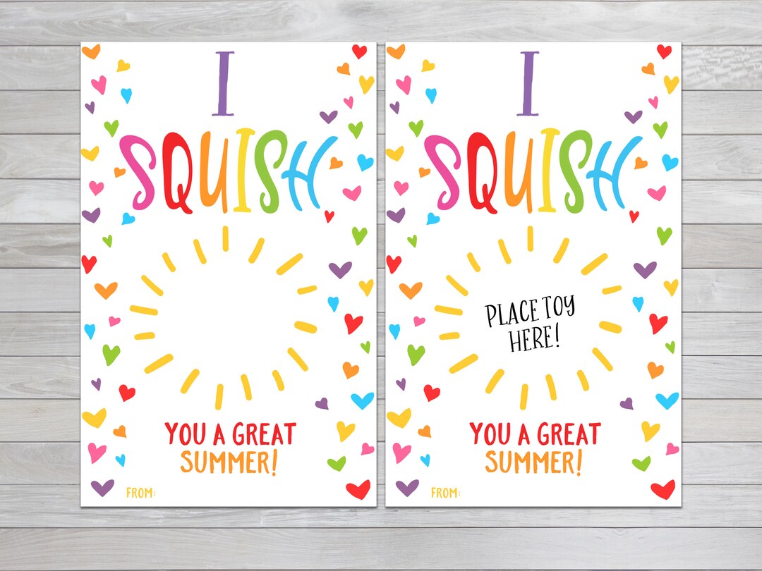 I Squish You A Great Summer Tags I Wish You a Great Summer Tags End of ...