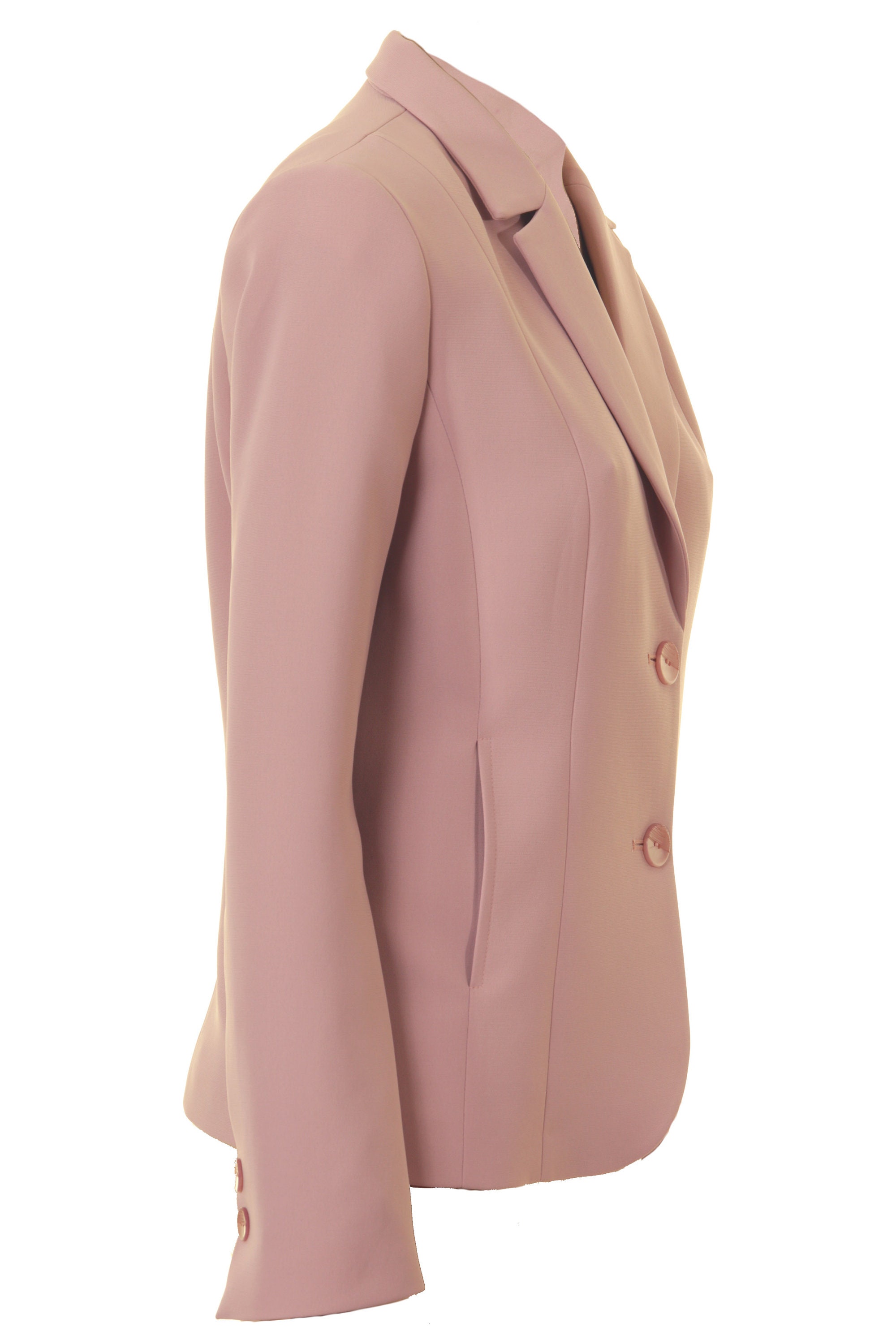 Busy Women's Dusty Pink Suit Jacket Blazer - Etsy UK