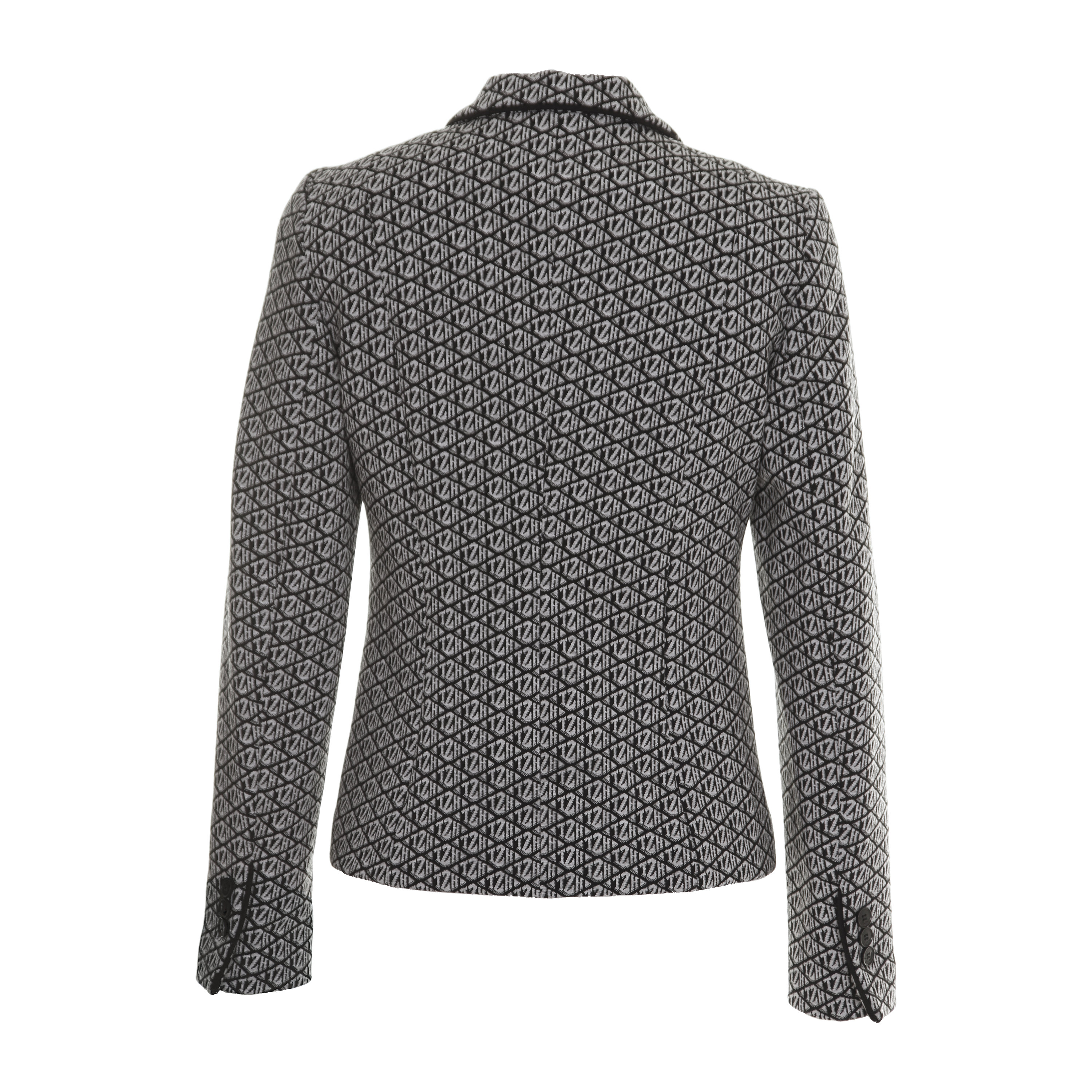 Busy Womens Grey and Black Textured Jacket - Etsy