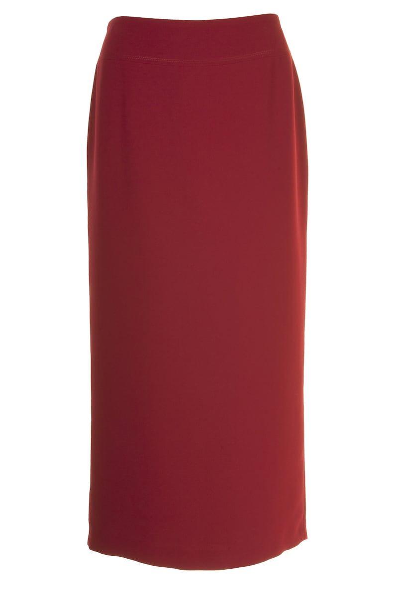 Busy Women's Full Length Maxi Long Skirt in Burgundy Red, Grey, Silver ...