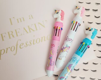 Multi Color Click Pen - Etsy