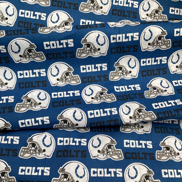Colts Fabric - Etsy