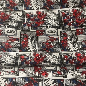 Fabric / Spiderman / Marvel / Character Cotton / Licensed Fabric / by ...