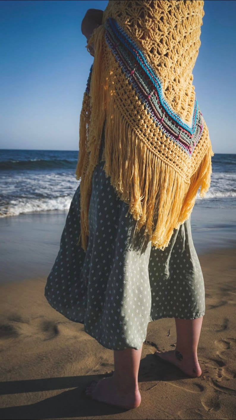 PATTERN SHAWL CANARY ISLANDS - Etsy