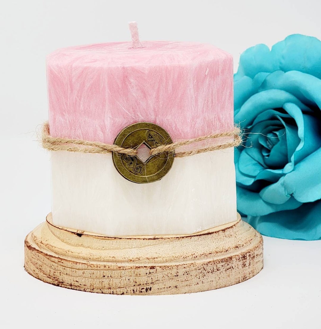 Feng Shui Candle With Hidden Crystals, Money and Abundance Candle - Etsy