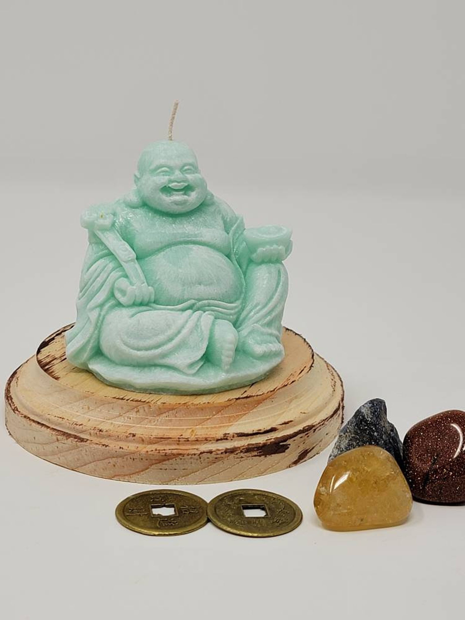 Buddha Candle Lucky Buddha Candle - Etsy