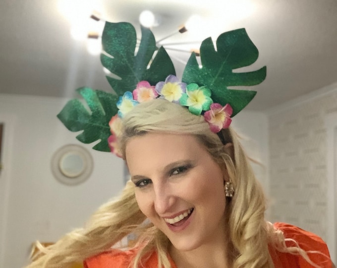 Summer Festival Headpiece, Flower Crown With Summer Flowers for Wedding ...
