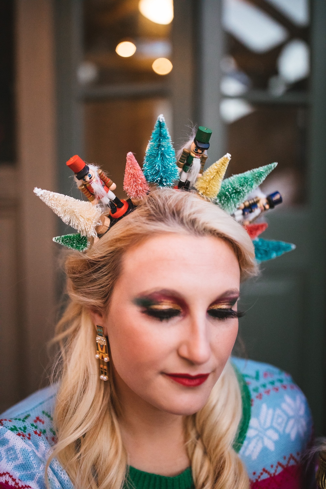 Christmas Tree Headband: Festive Nutcracker Holiday Crown - Etsy