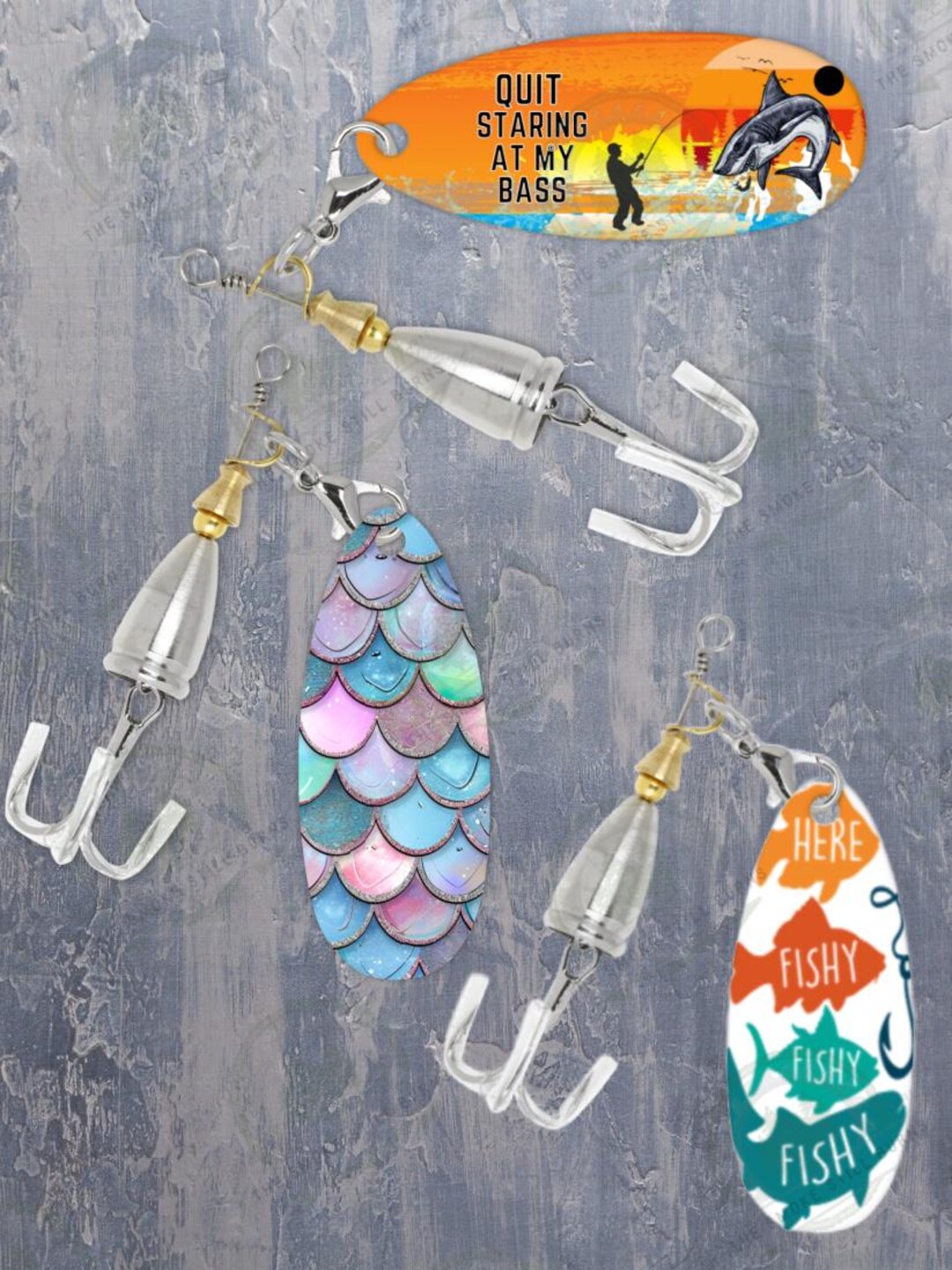 Custom Fishing Lure With Gift Box - Etsy