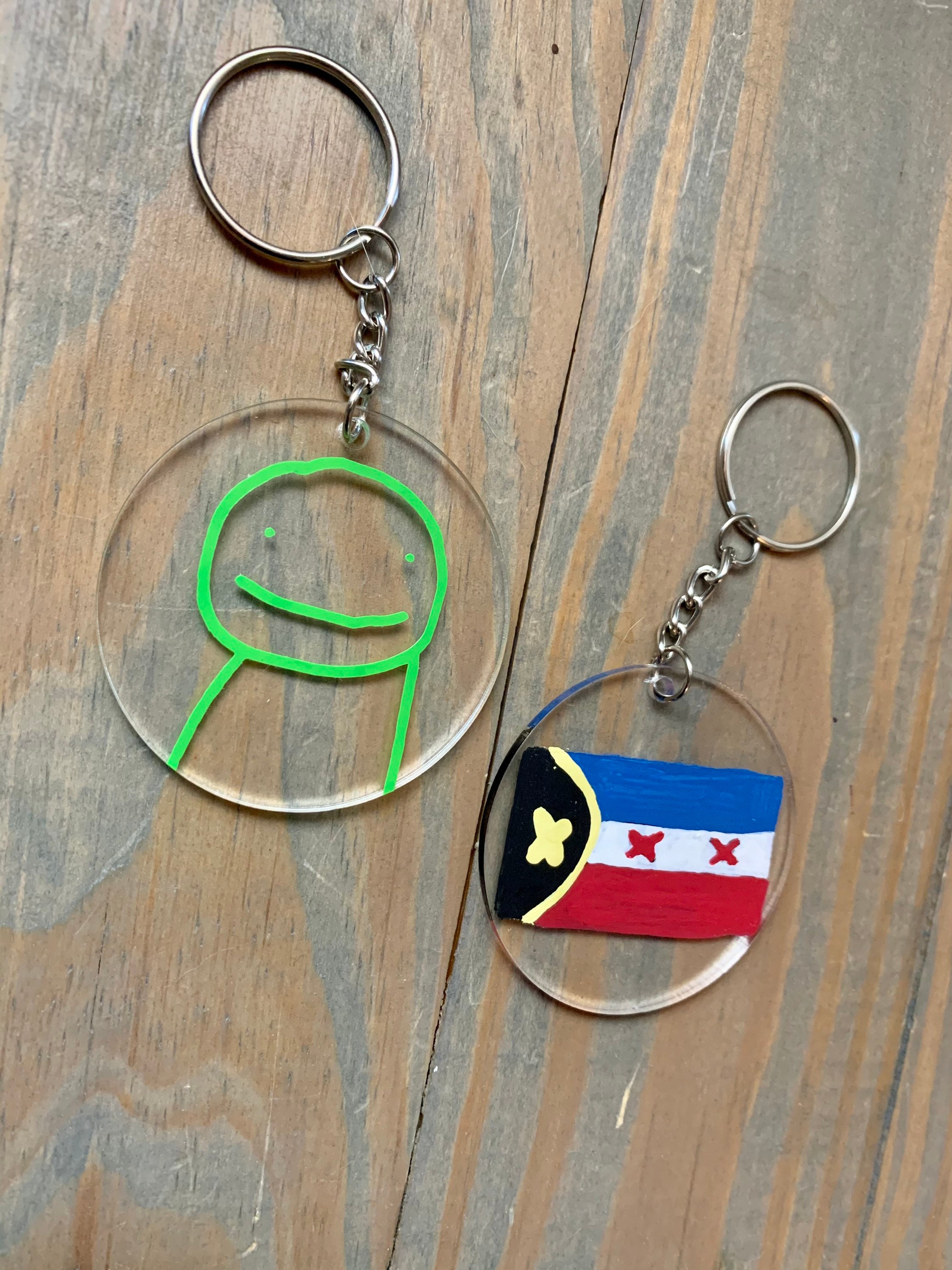 Dream Smp Minecraft Inspired Mcyt Keychains Gift | Etsy