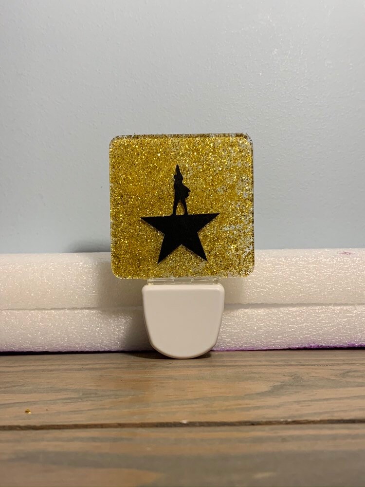 Hamilton Inspired Musical Star Theatre Clear Gold Glitter LED - Etsy