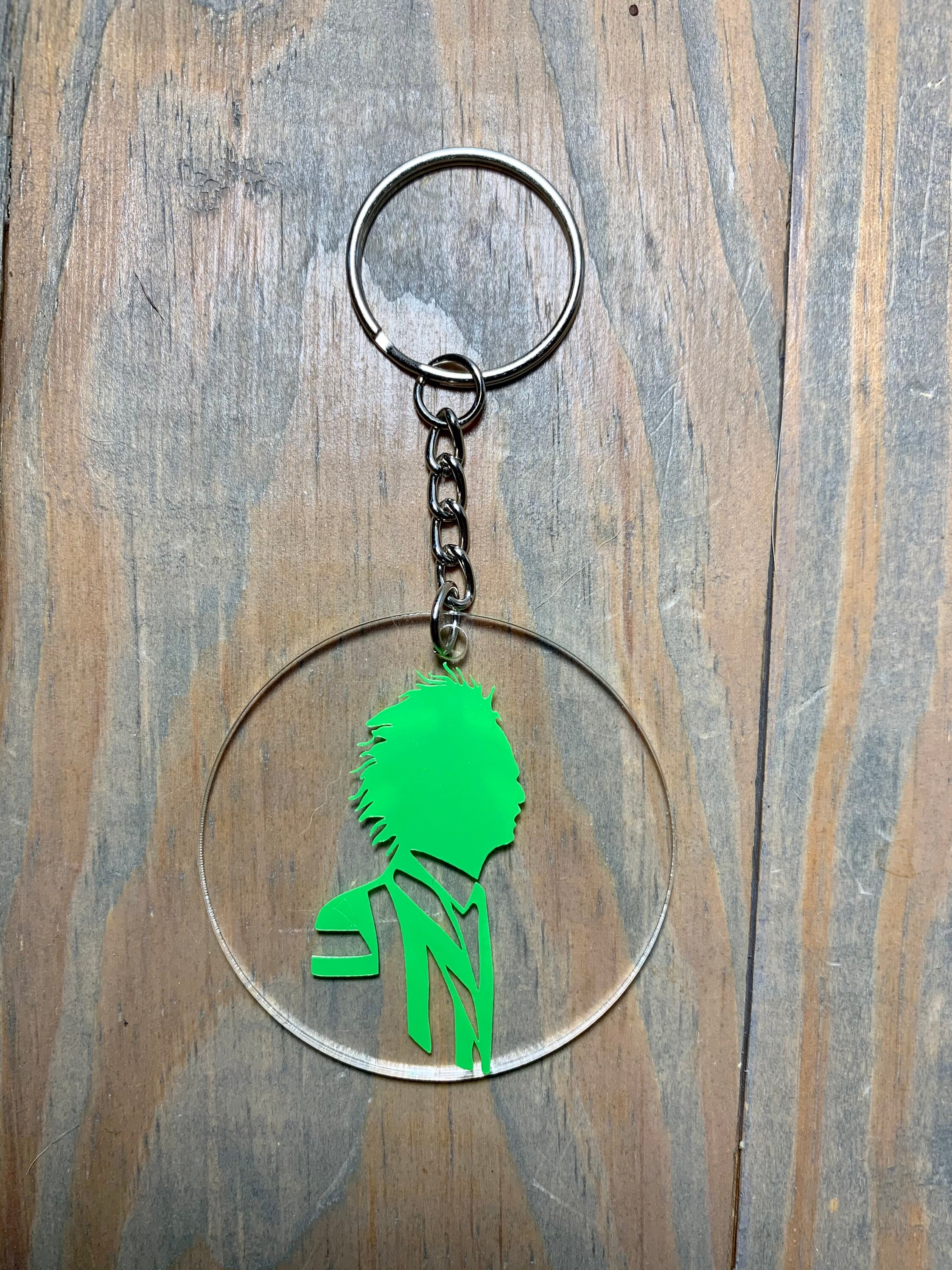 Beetlejuice & Lydia Deetz Acrylic Circle Keychains Gift - Etsy