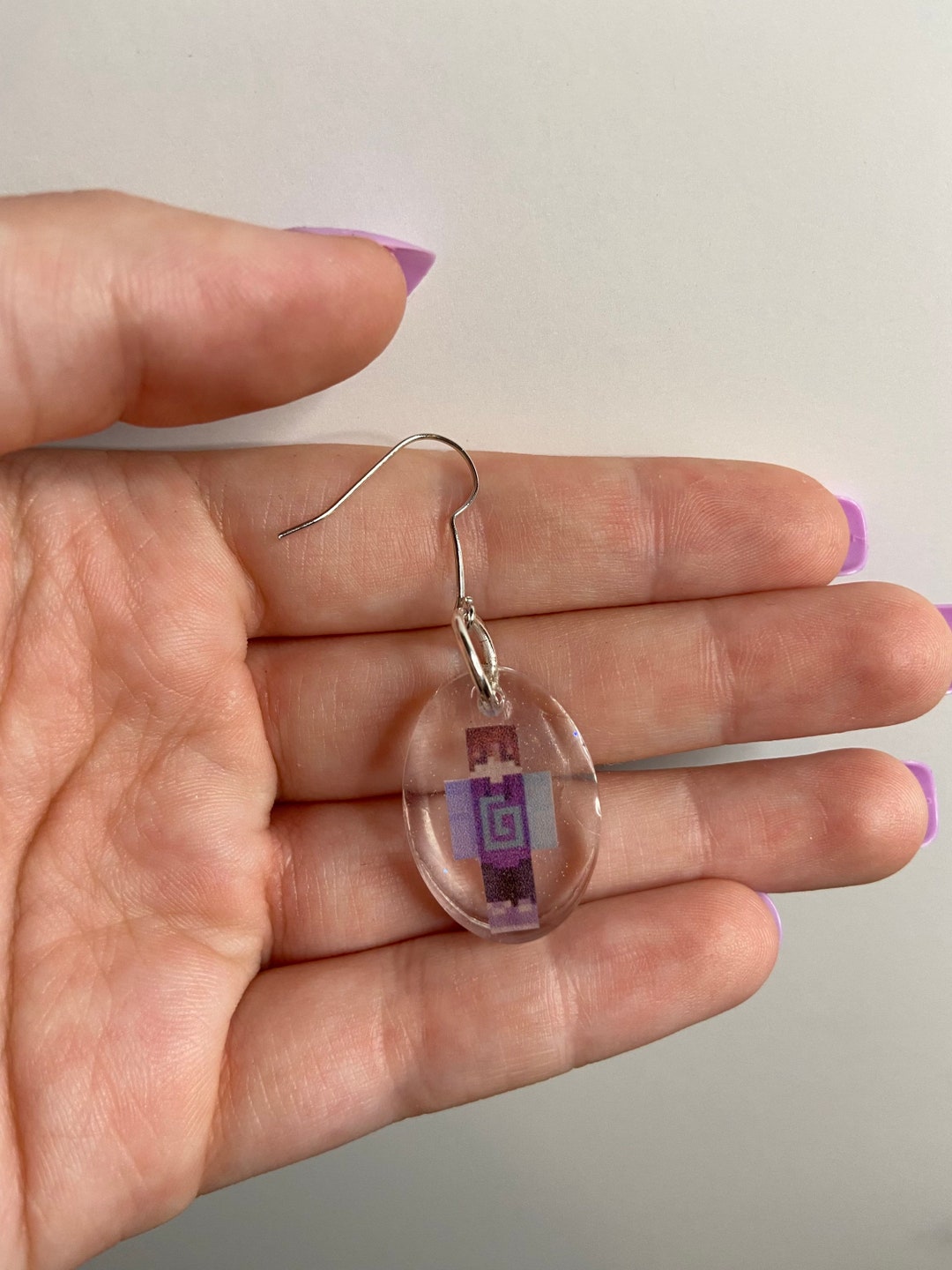 Dream Smp Character Sliver Dangle Earrings - Etsy