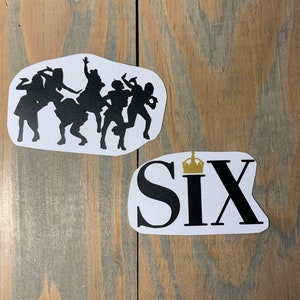 Pack of 10 Six the Musical Broadway Inspired Vinyl Decal Stickers - Etsy