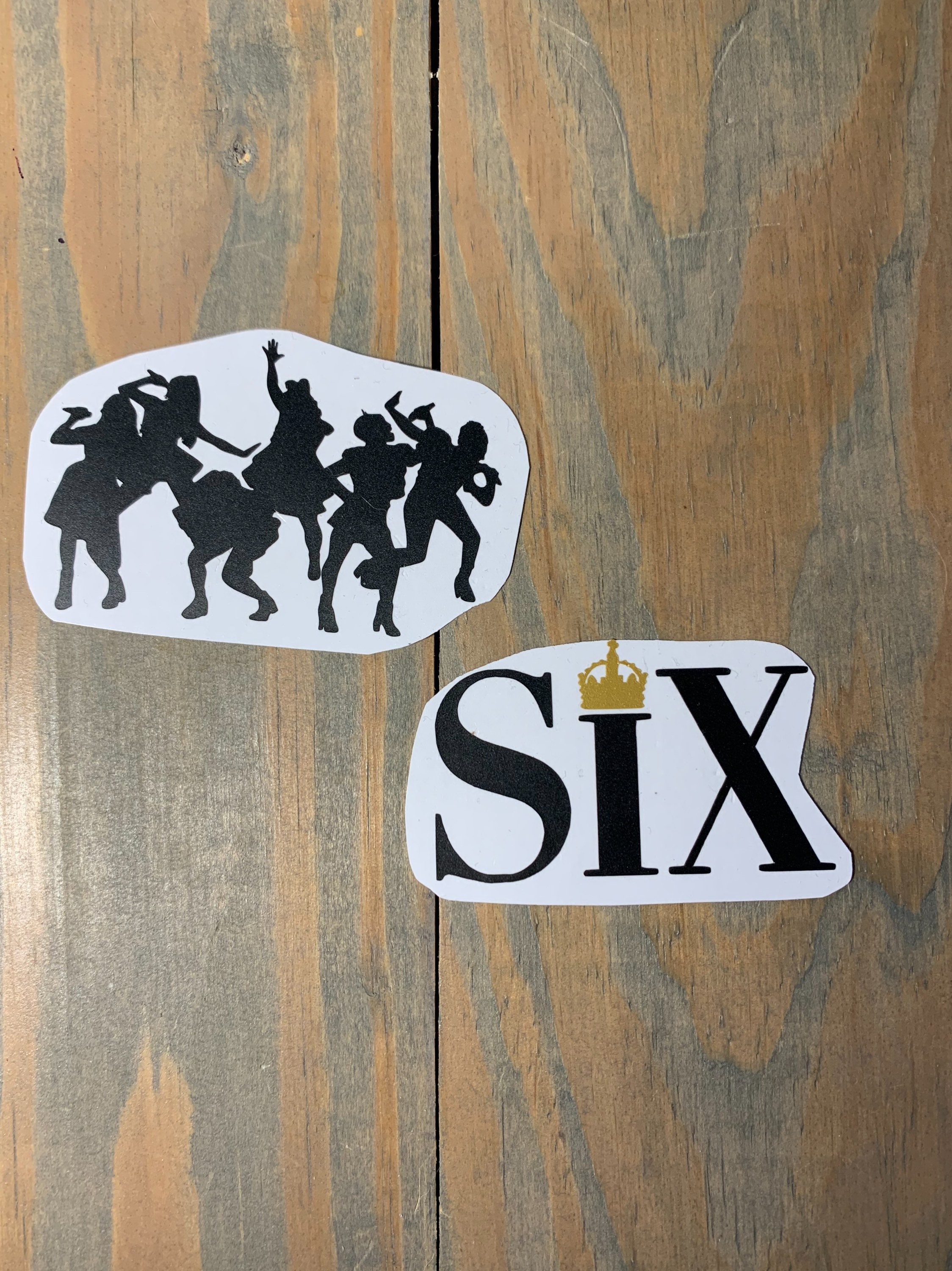 Pack of 10 Six the Musical Broadway Inspired Vinyl Decal - Etsy