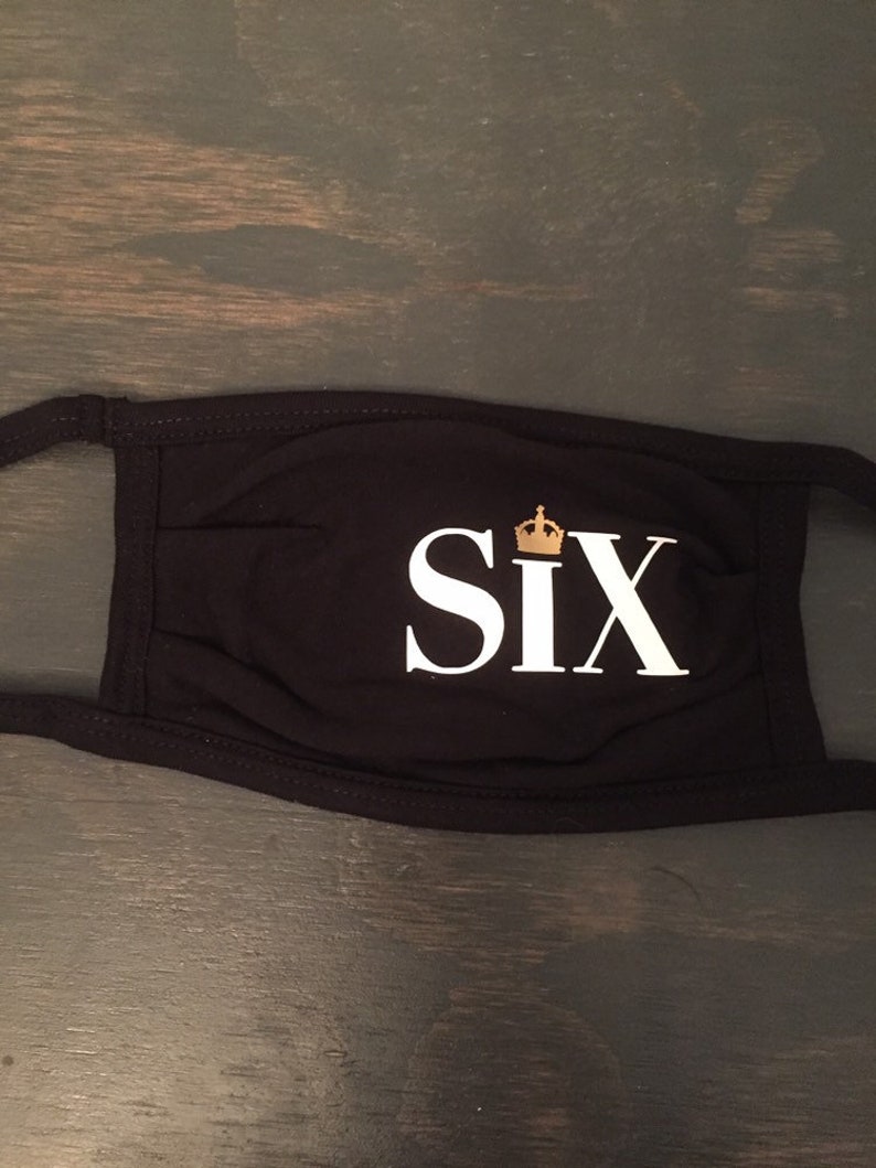 Six the Musical Inspired Broadway Musical Face Mask Theatre - Etsy