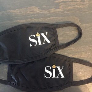 Six the Musical Inspired Broadway Musical Face Mask Theatre Gift - Etsy