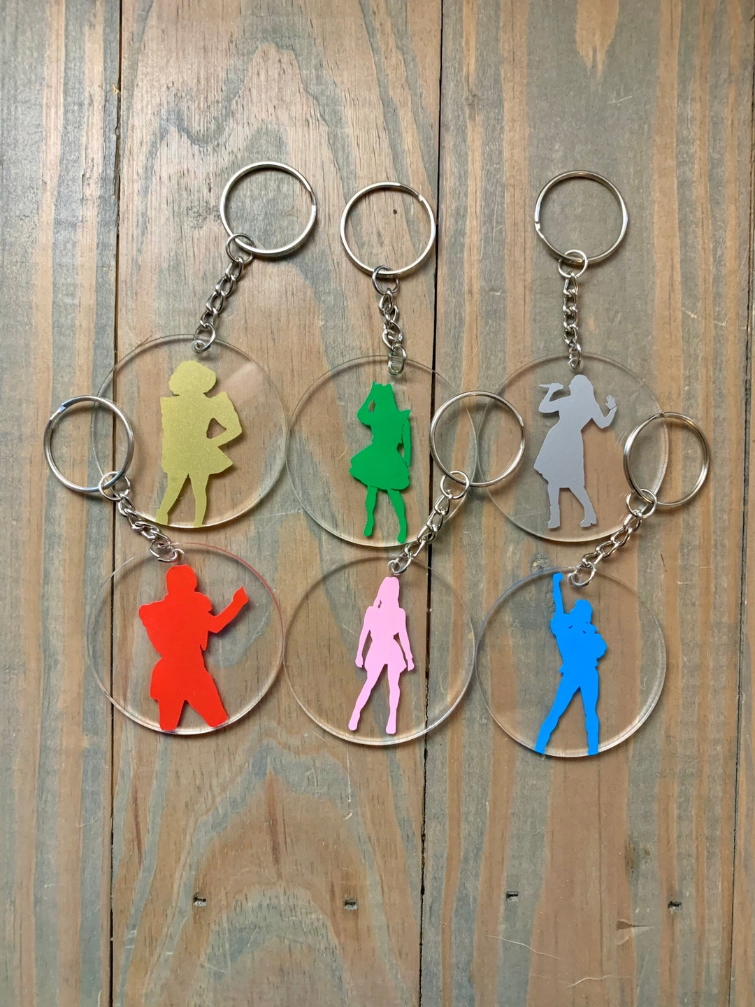 Six the Musical Queens Broadway Circle Keychain Gift - Etsy