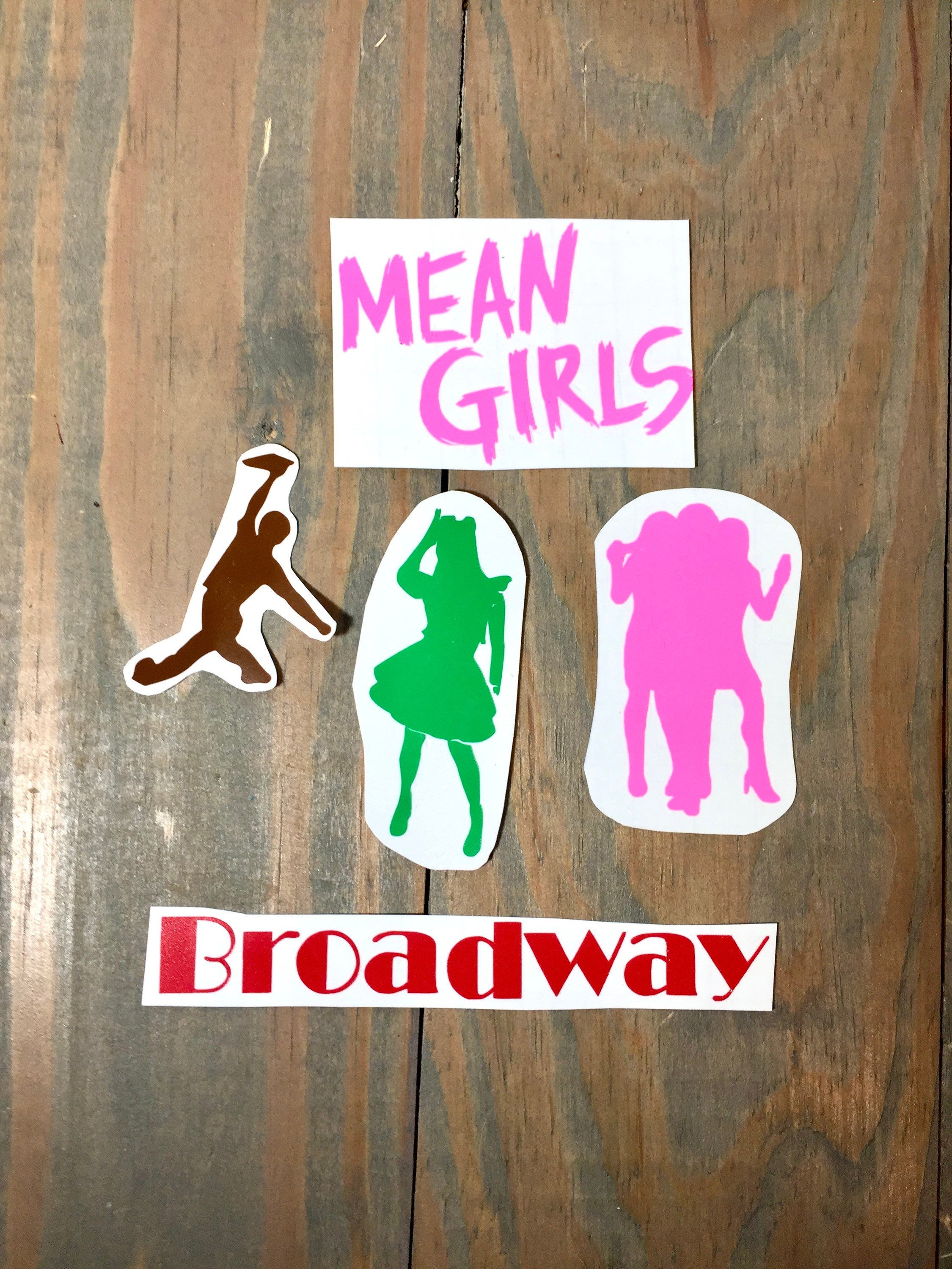 Pack Of 12 Broadway Musicals Vinyl Sticker Decals From | Etsy
