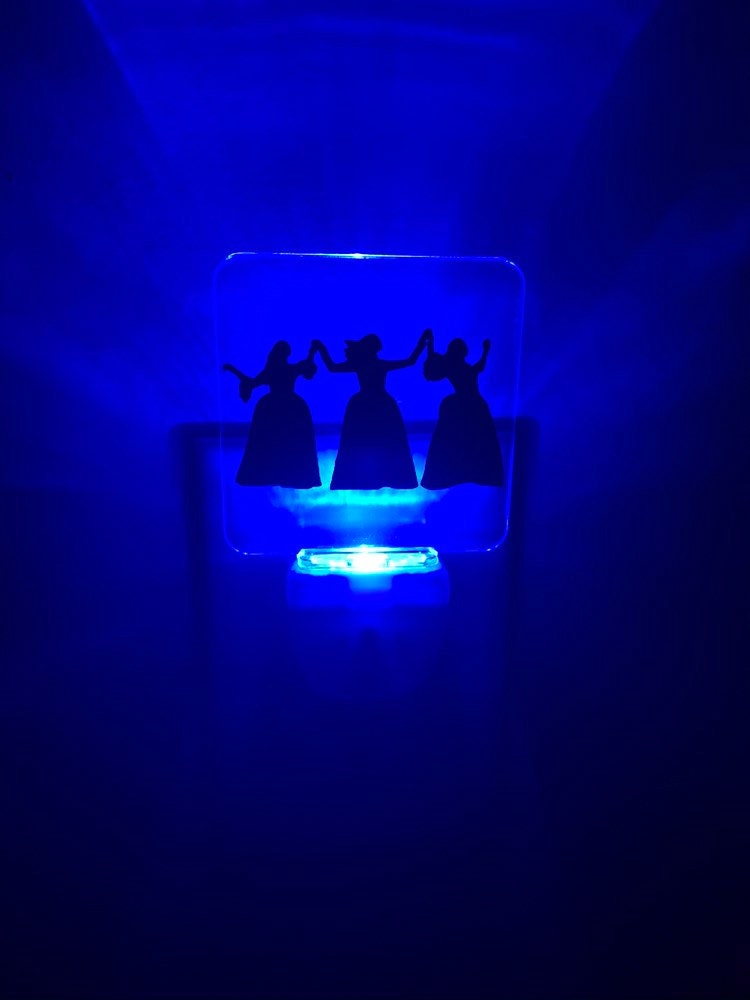 Schuyler Sisters Inspired Hamilton LED Plug-in Night Light Broadway ...