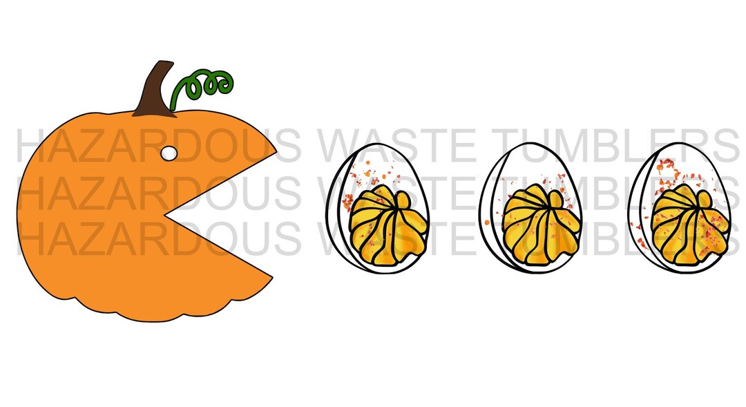 PACMAN DEVILED EGG Png - Etsy