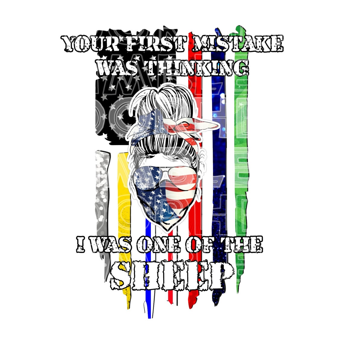 YOUR FIRST MISTAKE Was Thinking I Was One of the Sheep Svg Png - Etsy